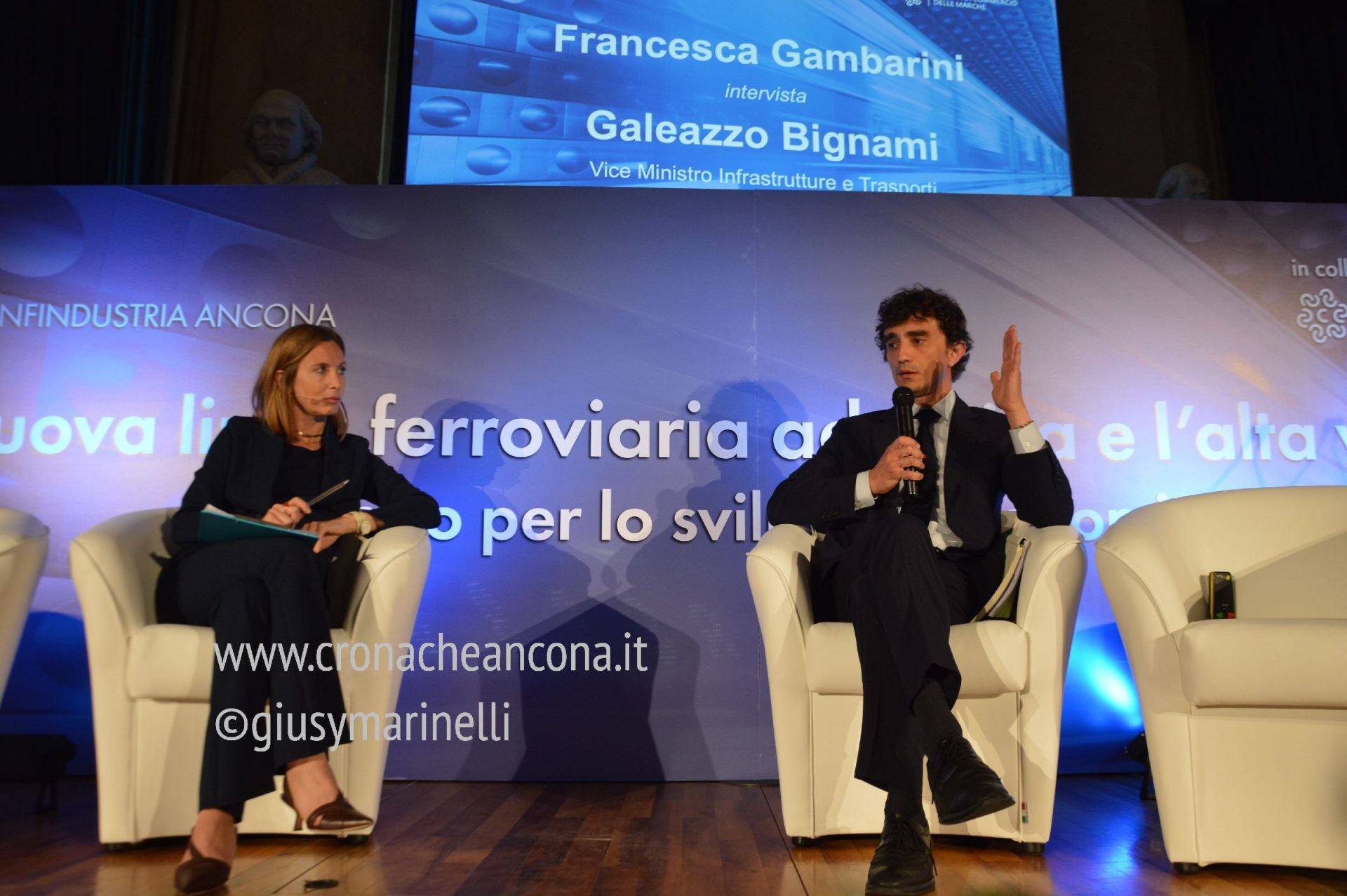 «L’alta velocità nelle Marche farà impennare il Pil» (Foto/video ...
