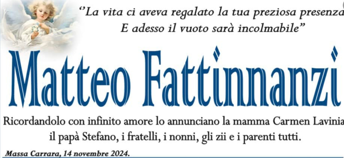 Muore in ospedale a tre mesi, addio al piccolo Matteo Fattinnanzi. «Un ...