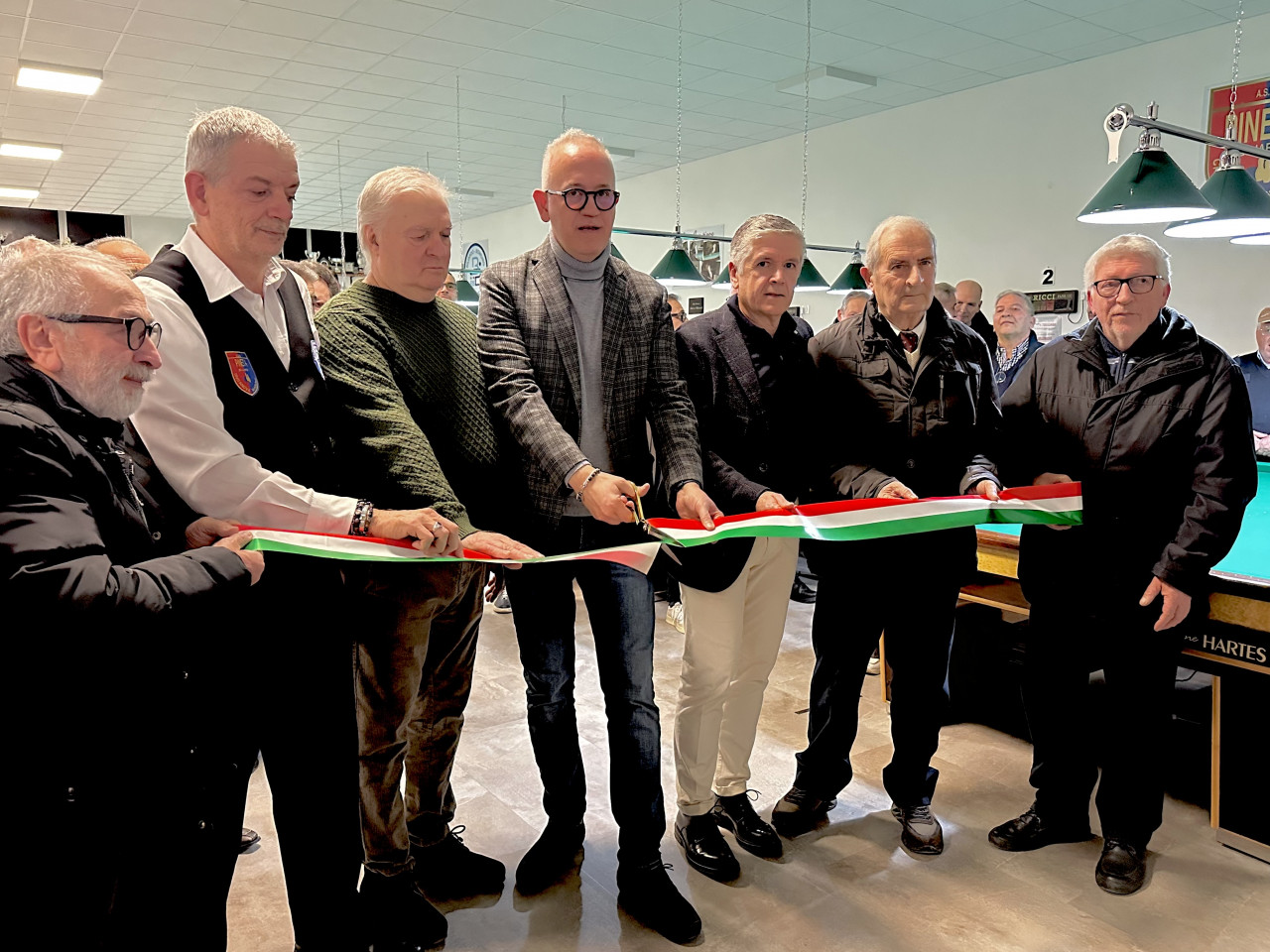 Una sala stecca per Marco Micucci, inaugurazione alla Bocciofila ...